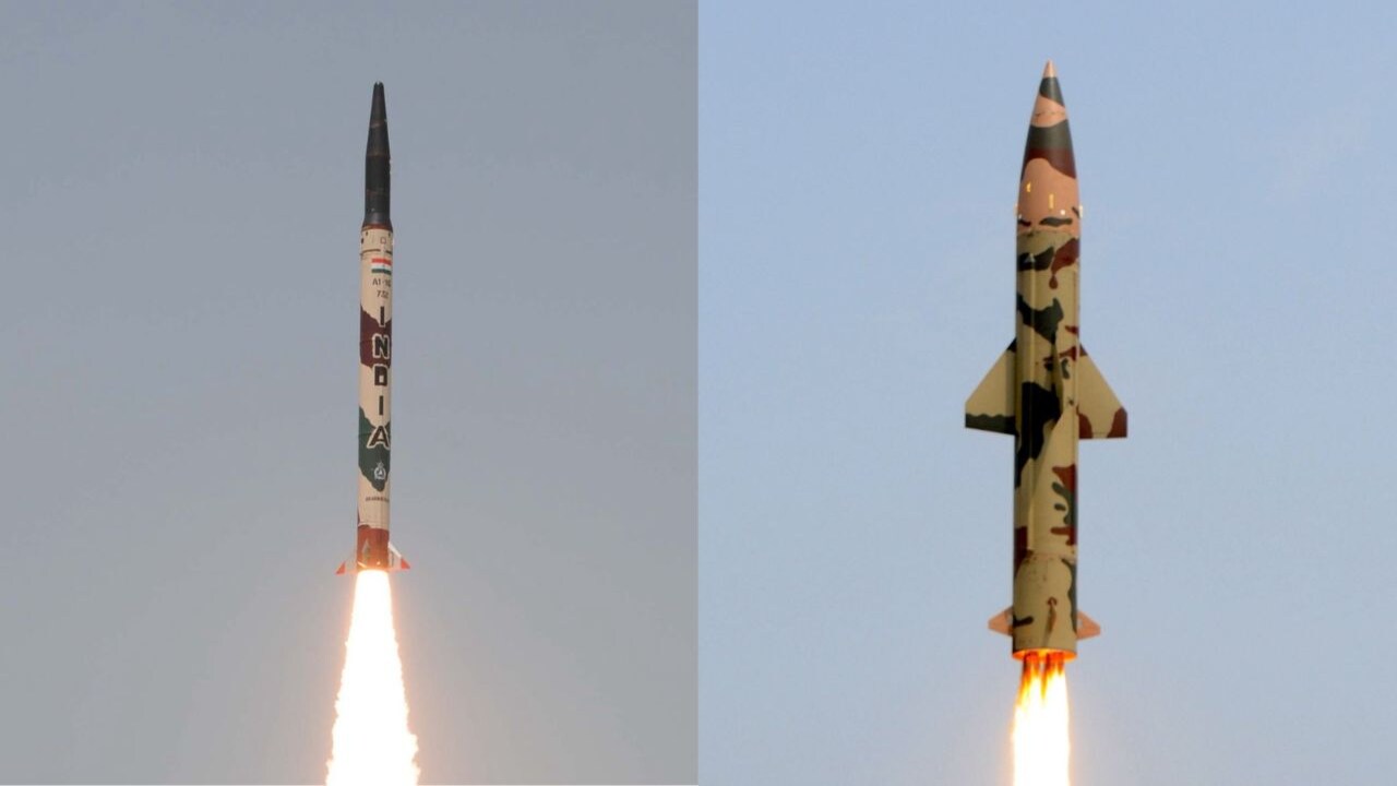 India successfully tests Prithvi-II, Agni-I ballistic missiles off ...