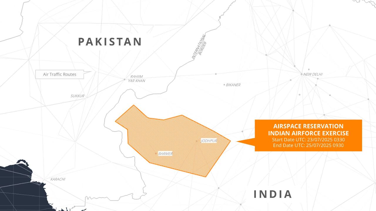 NOTAM vs NOTAM: India and Pakistan keep airspace on alert weeks after ...
