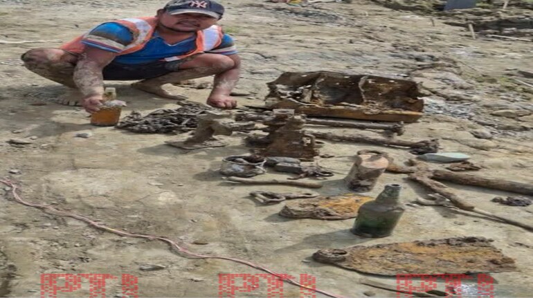 World War 2 relics found in Manipur during digging for construction work