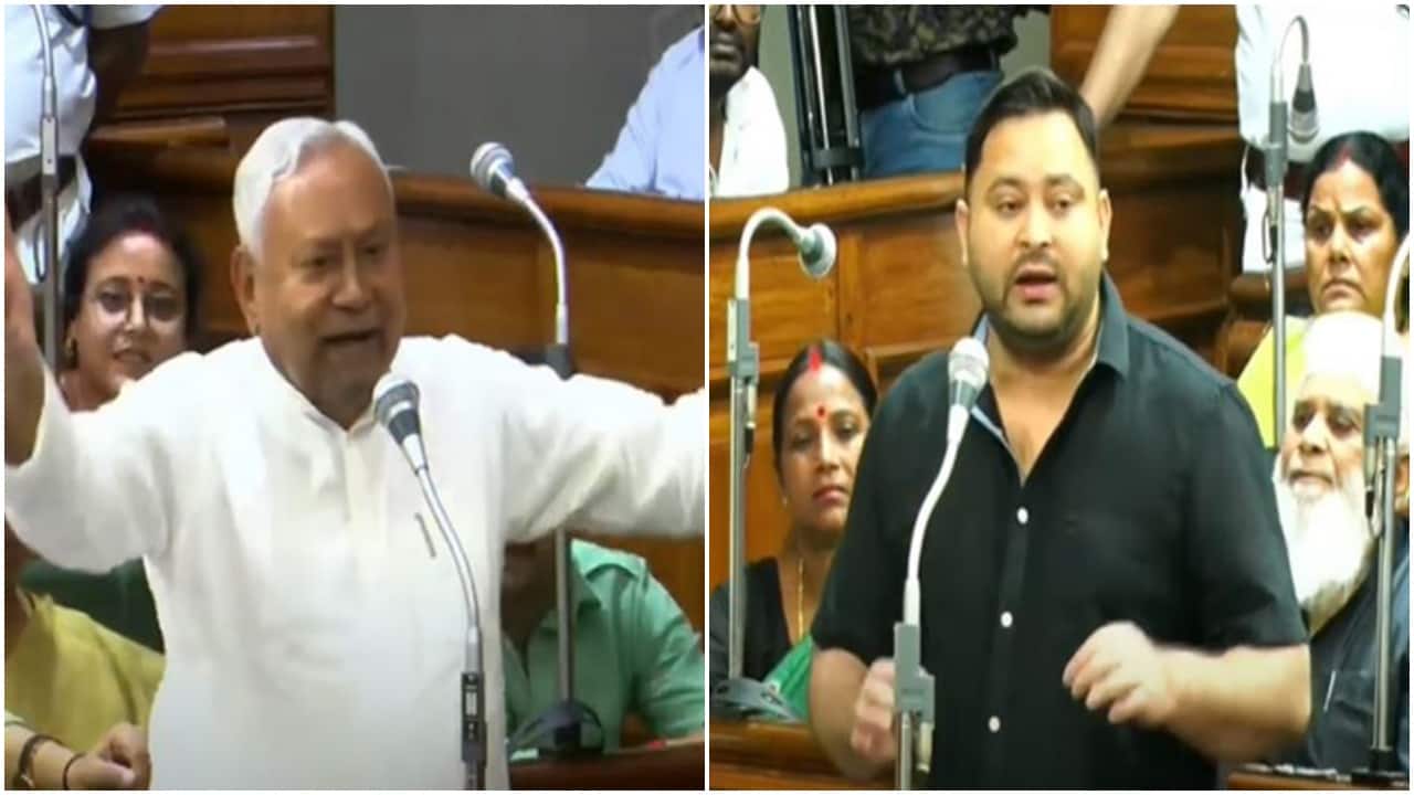'You're just a kid': Nitish Kumar chides Tejashwi Yadav over remarks on SIR in Bihar Assembly