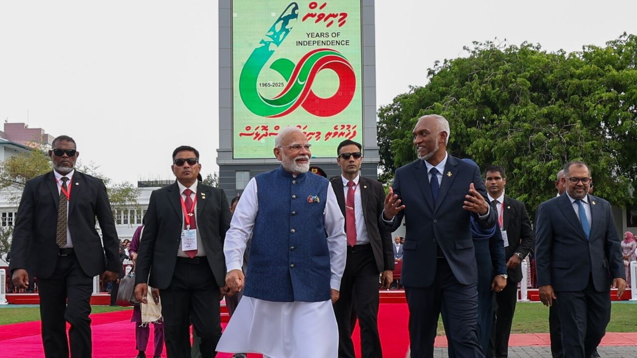 PM Modi in Maldives: PM Modi attends Maldivian Independence Day event ...