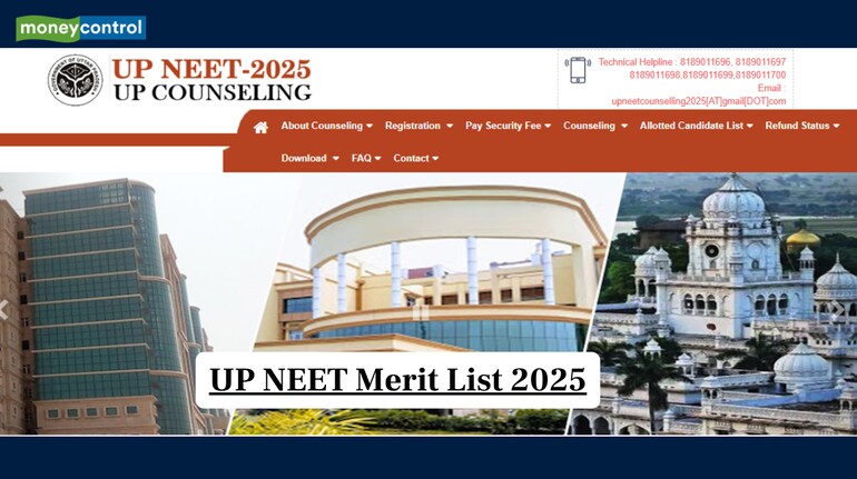 UP NEET Merit List 2025 OUT @ upneet.gov.in today, direct link here
