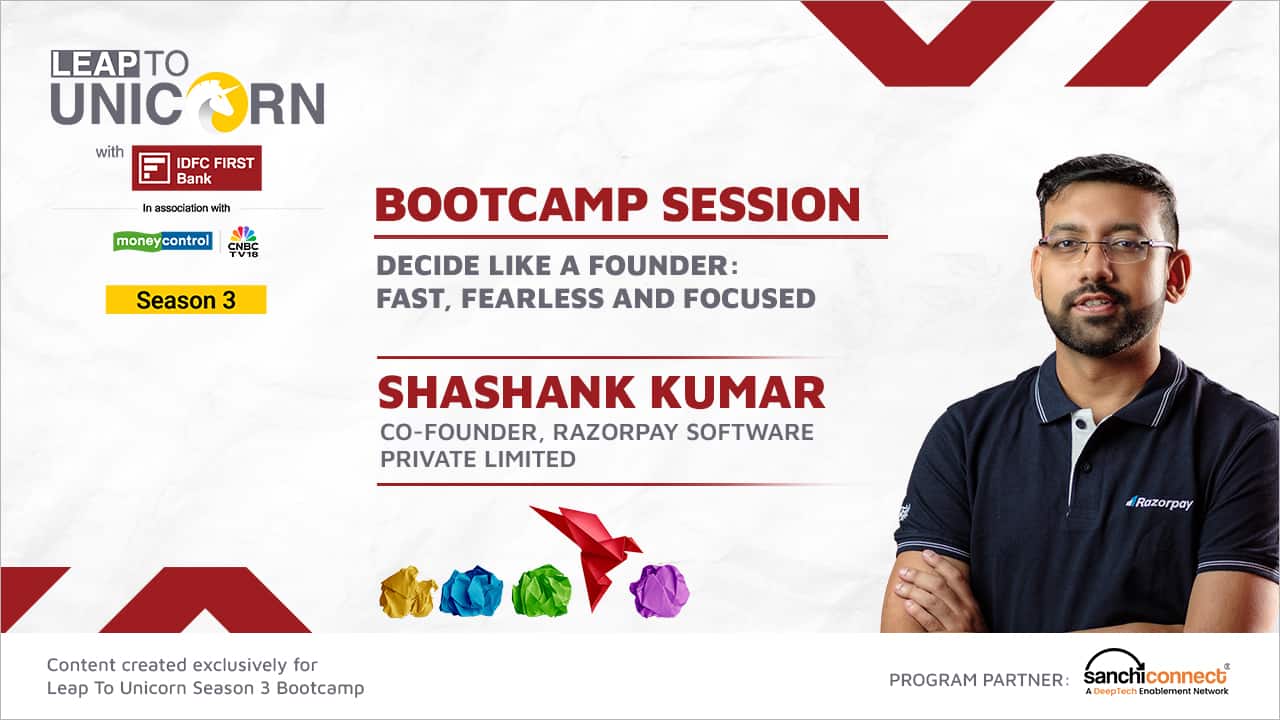 Shashank Kumar, Co-Founder, Razorpay Software Private Limited