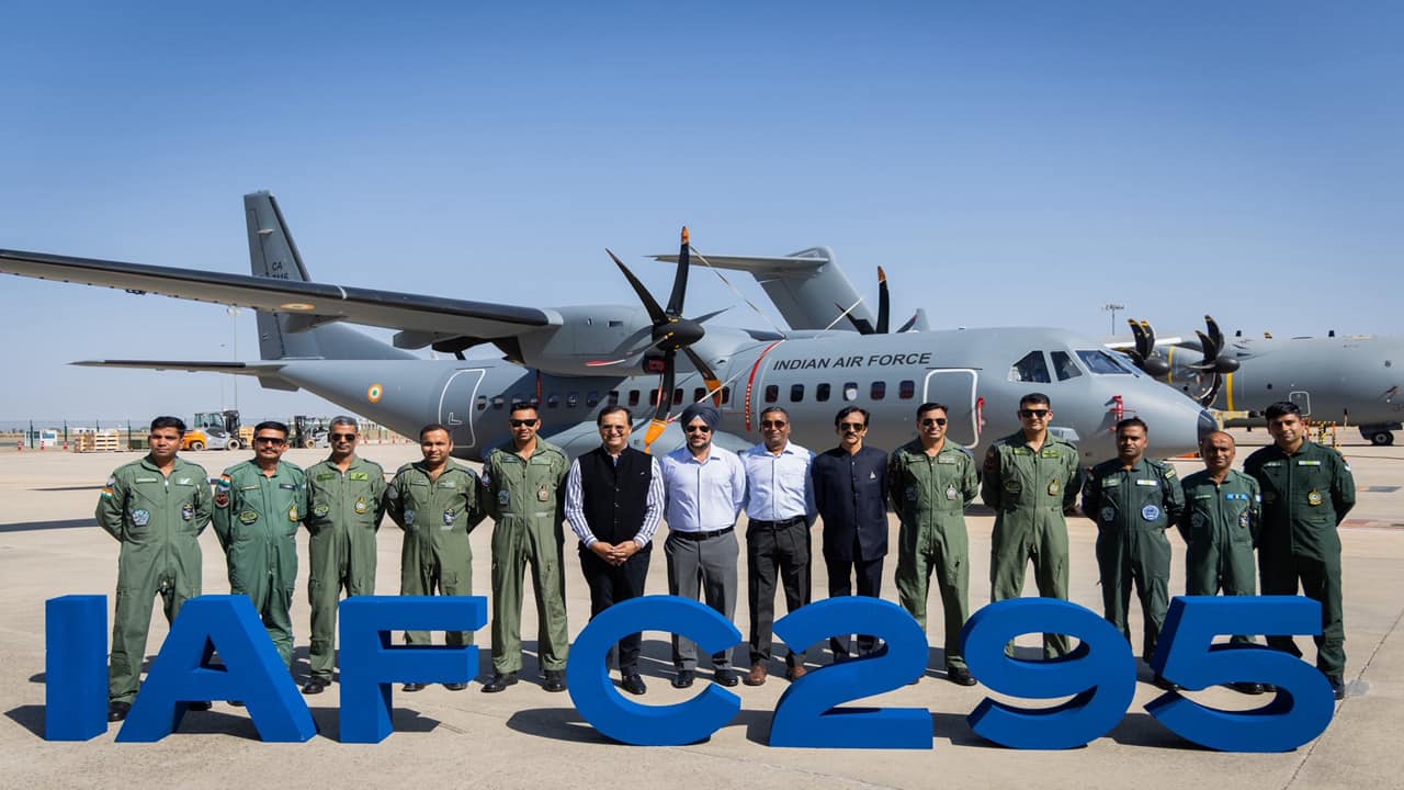 India receives Airbus C-295 military transport aircraft from Spain