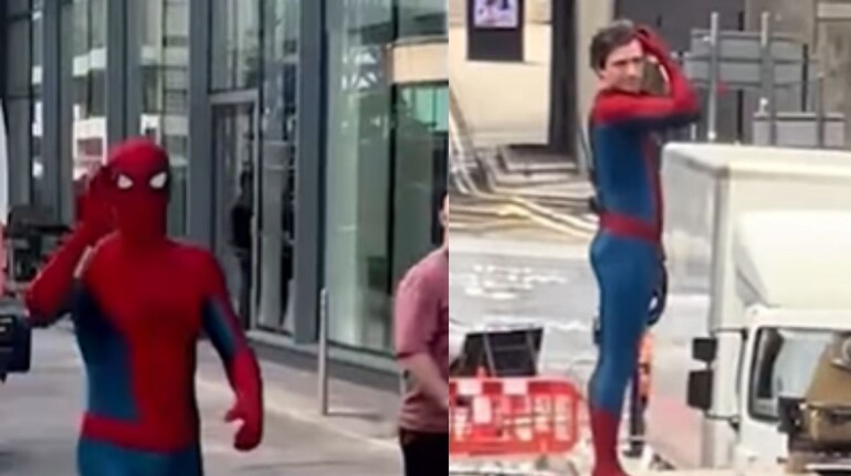 Tom Holland unveils new suit as Spider-Man: Brand New Day begins filming