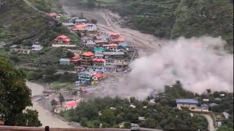 Uttarkashi news: 4 killed as cloudburst triggers massive flash flood in Uttarkashi; houses swept ...