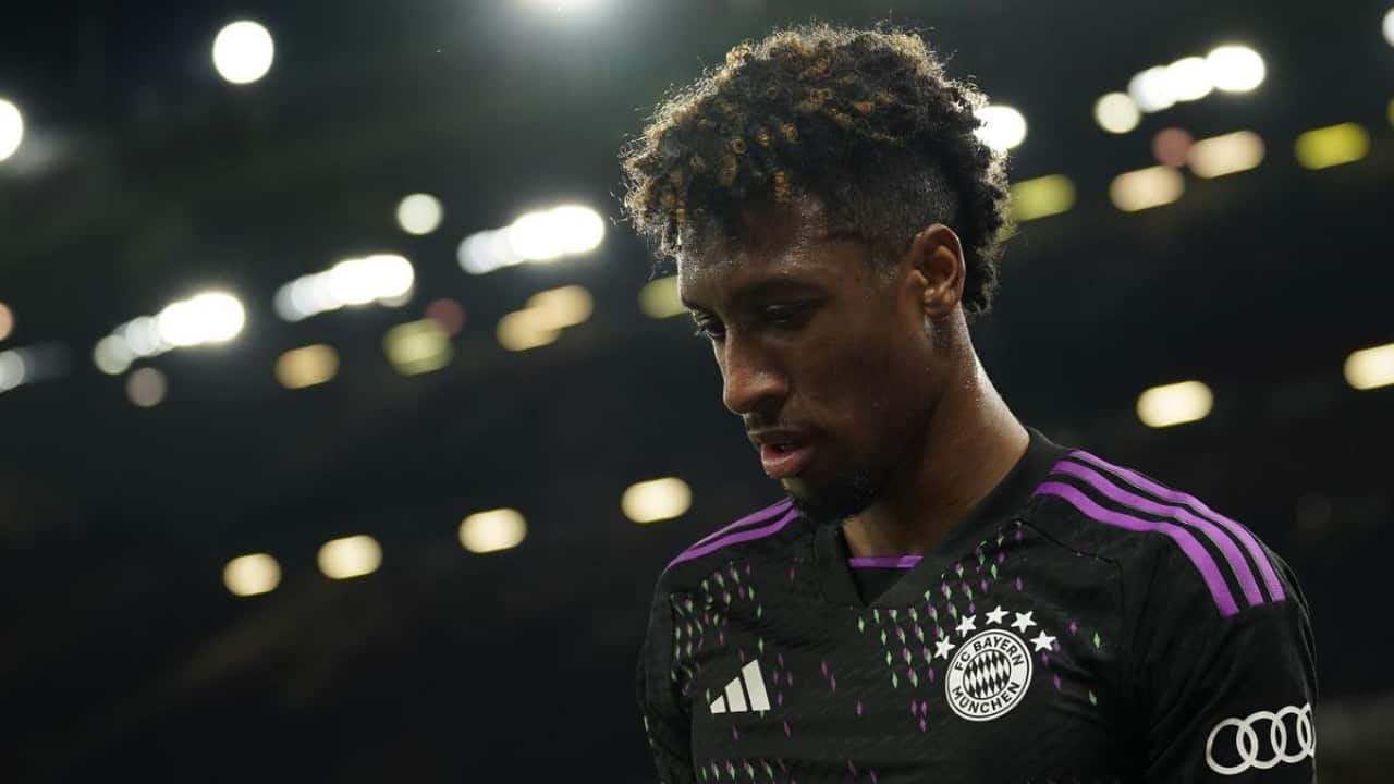 France forward Kingsley Coman from Bayern Munich
