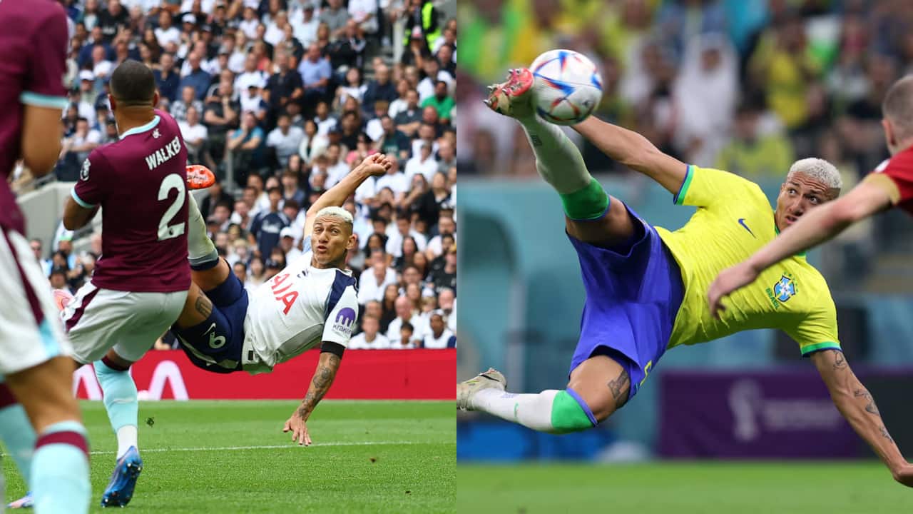 WATCH: Richarlison recrates World Cup 'goal of the tournament' with ...