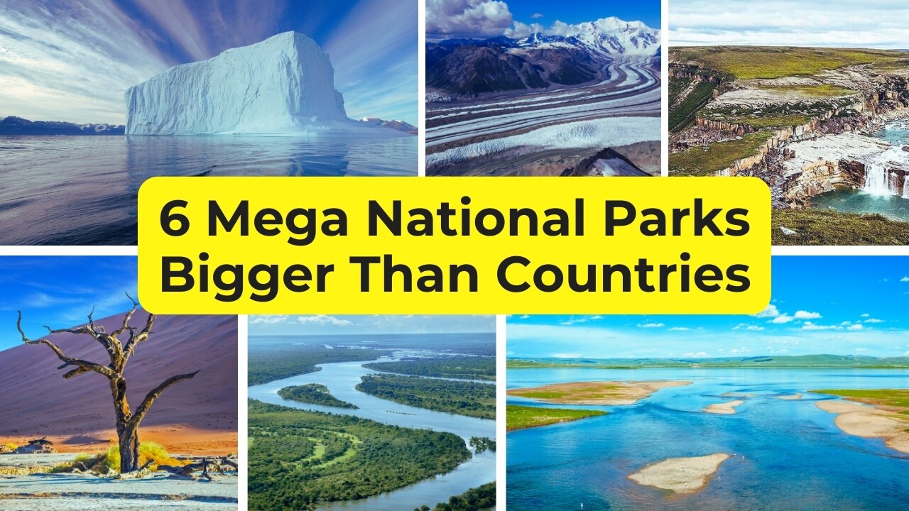 These 6 National Parks Are So Big They Eclipse Entire Countries ...