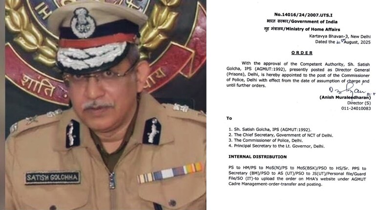 IPS Satish Golcha appointed as Delhi Police Commissioner
