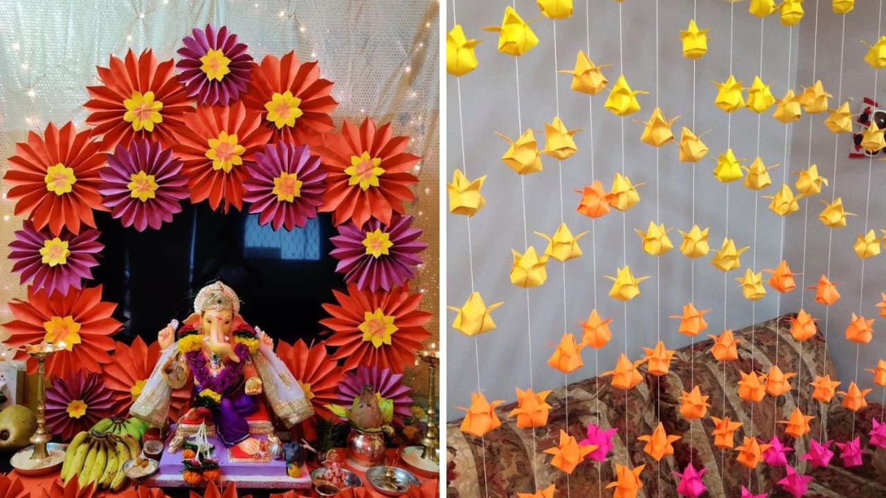 Ganesh Chaturthi decoration: 9 budget-friendly DIY mandap ideas for eco ...