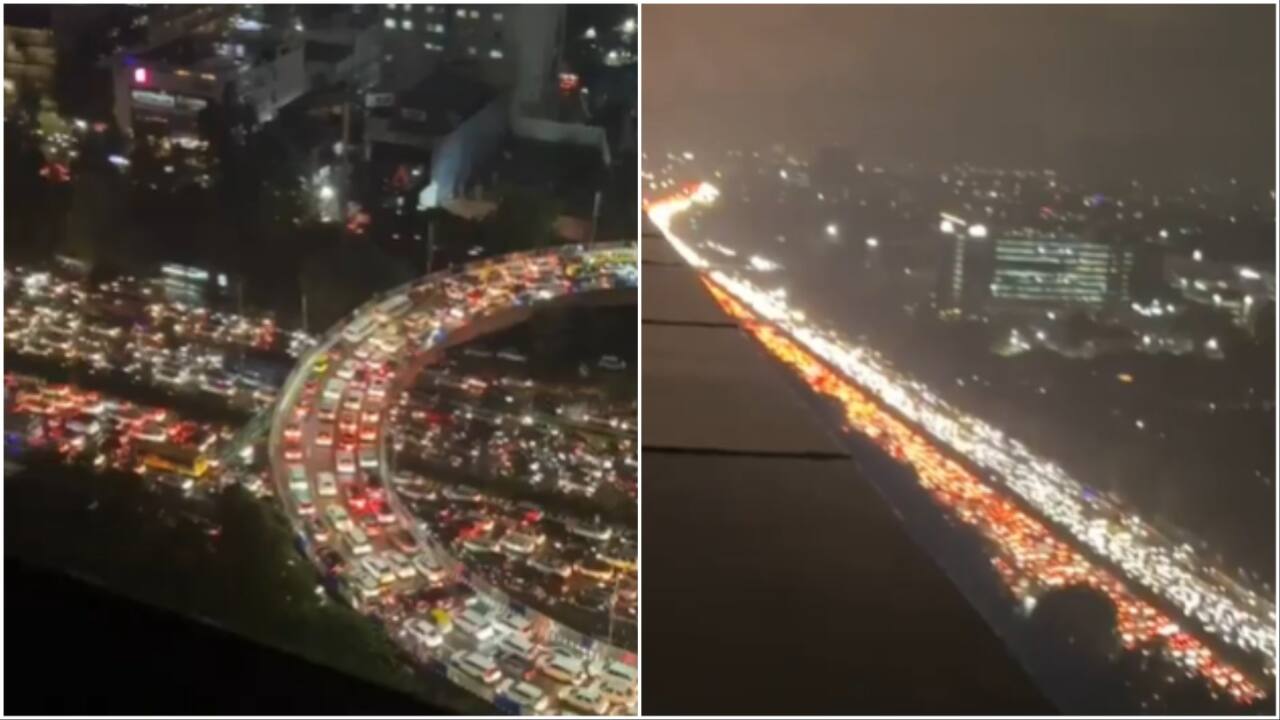 Gurgaon rains: Citizens stuck in traffic jam for 6 hours, many opt to ...