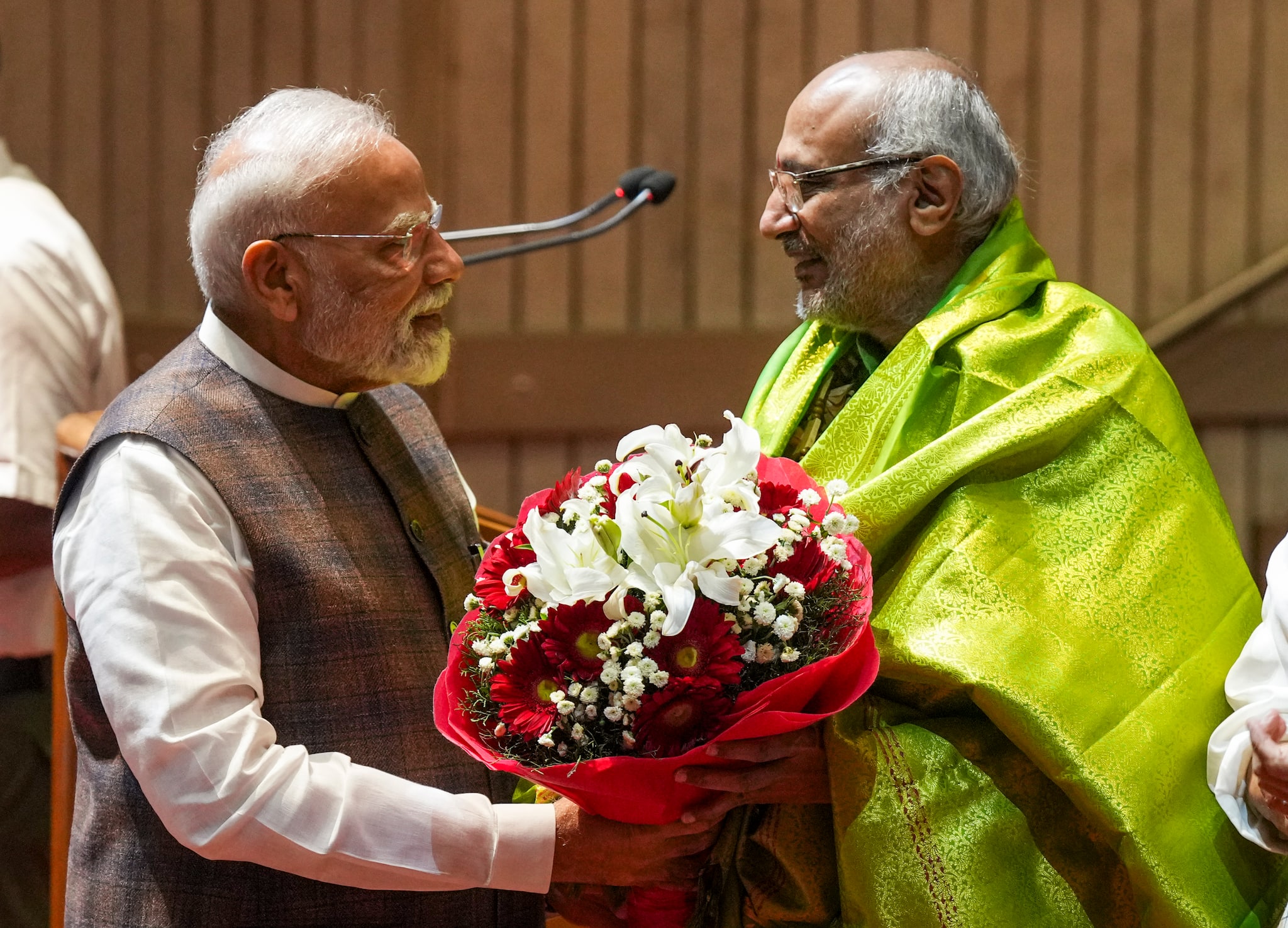 CP Radhakrishnan takes oath as India’s 15th Vice President