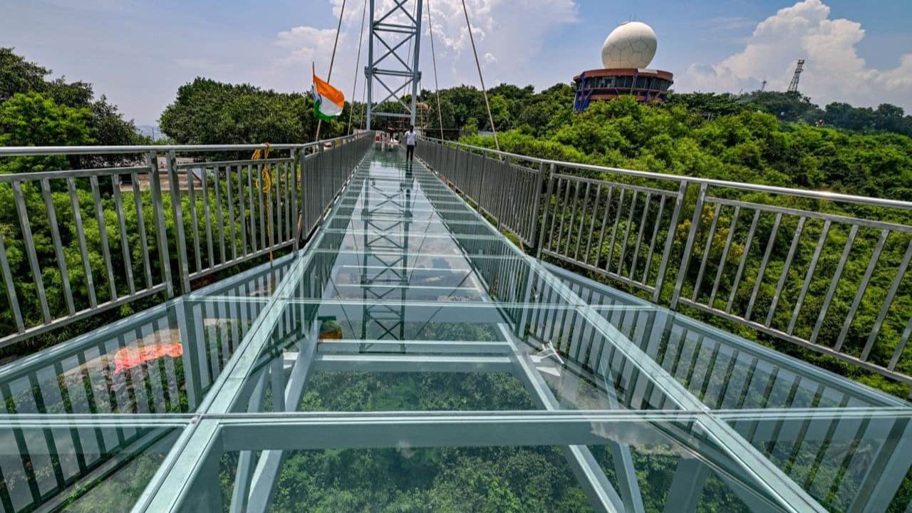 In pics | India's longest glass skywalk bridge in Vizag