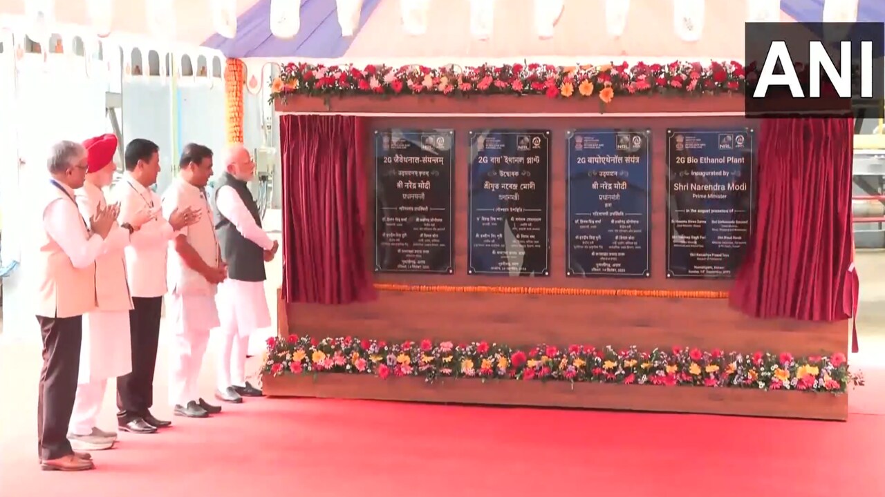 PM Modi inaugurates bioethanol plant, lays foundation stone for ...