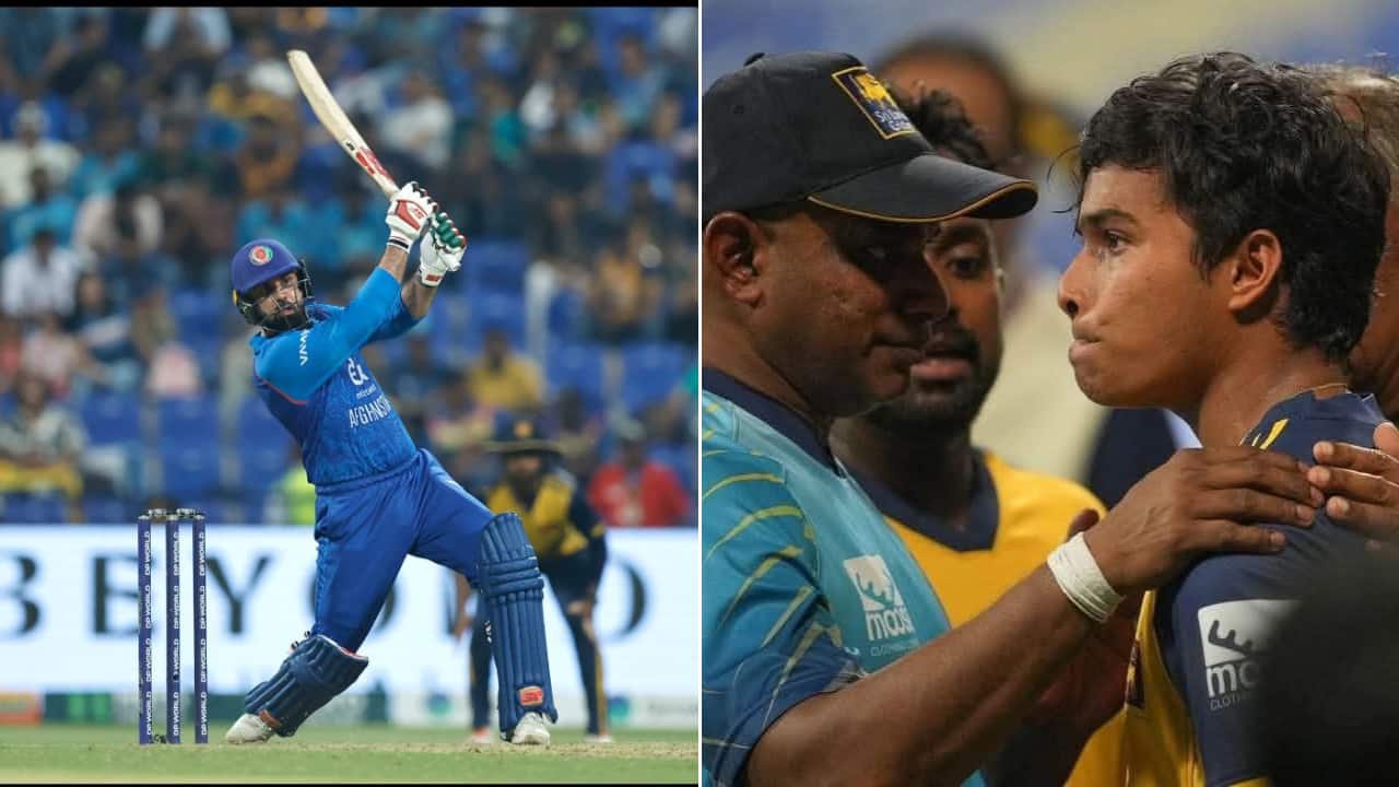 Mohammad Nabi stunned after hearing Dunith Wellalage's father passed away mid-match - WATCH