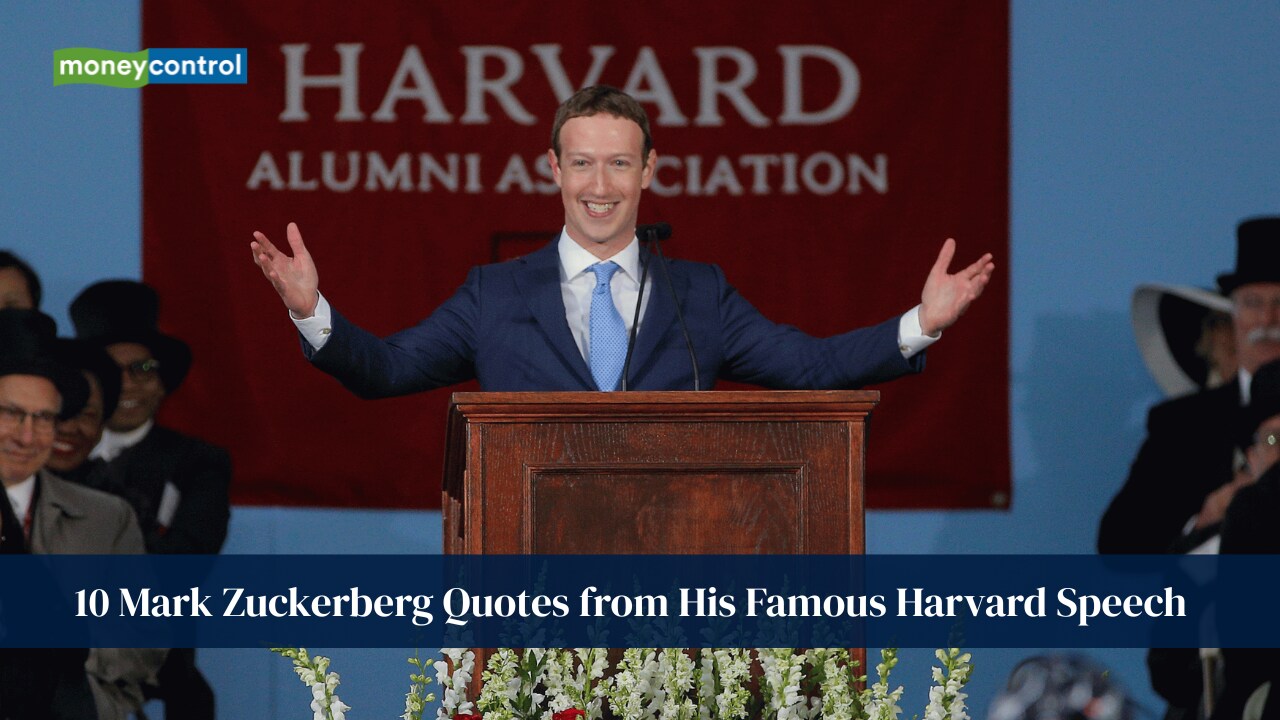10 Mark Zuckerberg Quotes from His Famous Harvard Speech | Moneycontrol ...