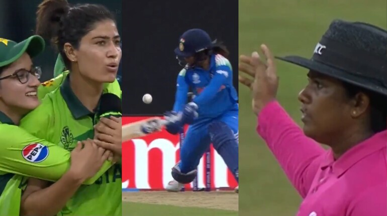 IND W vs PAK W: Pakistan celebrations cut short as no-ball saves ...