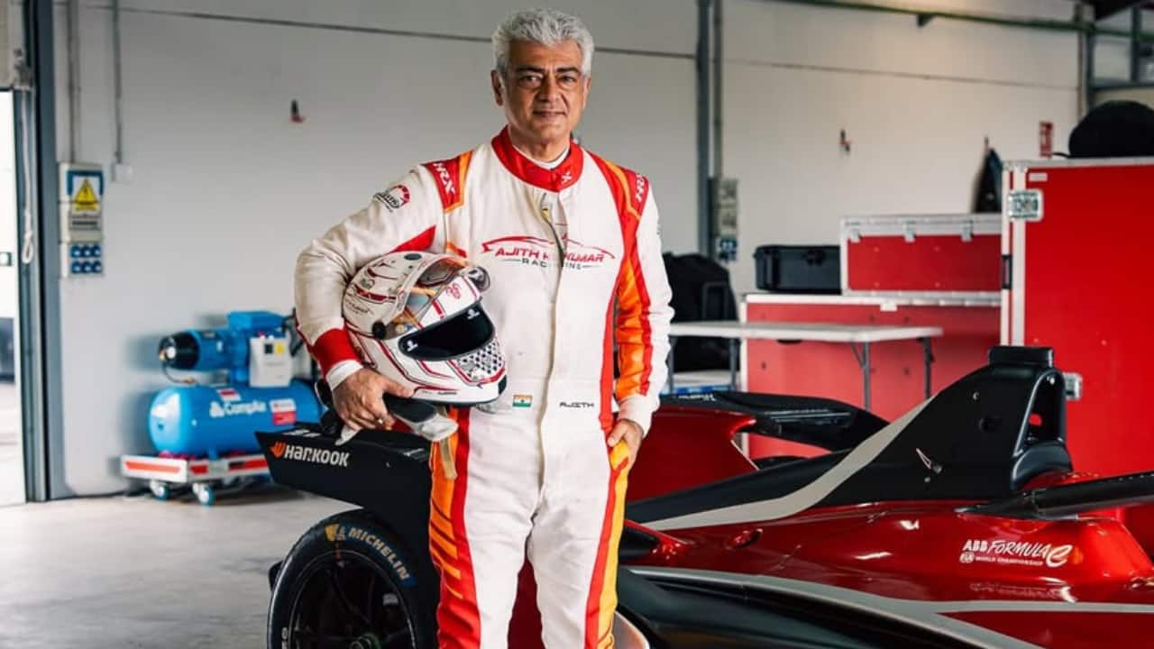Ajith Kumar shares new pics from race track as he tests drives Mahindra ...