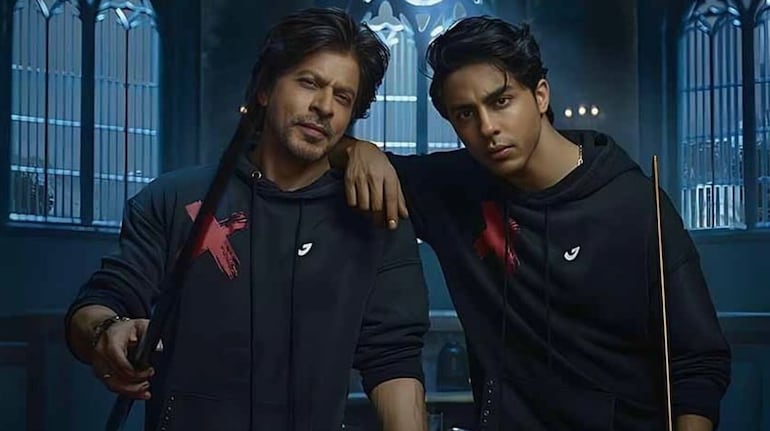 Shah Rukh Khan and Aryan Khan challenge fans to 'Crack the Code' with a new project in ...