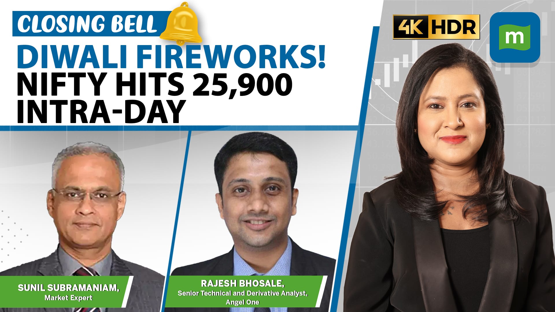 Diwali Cheer Extends For Fourth Day| Nifty Hits 25,900 Intra-day, Banks ...