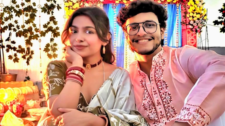 YouTuber Nischay Malhan aka Triggered Insaan, wife Ruchika Rathore ...