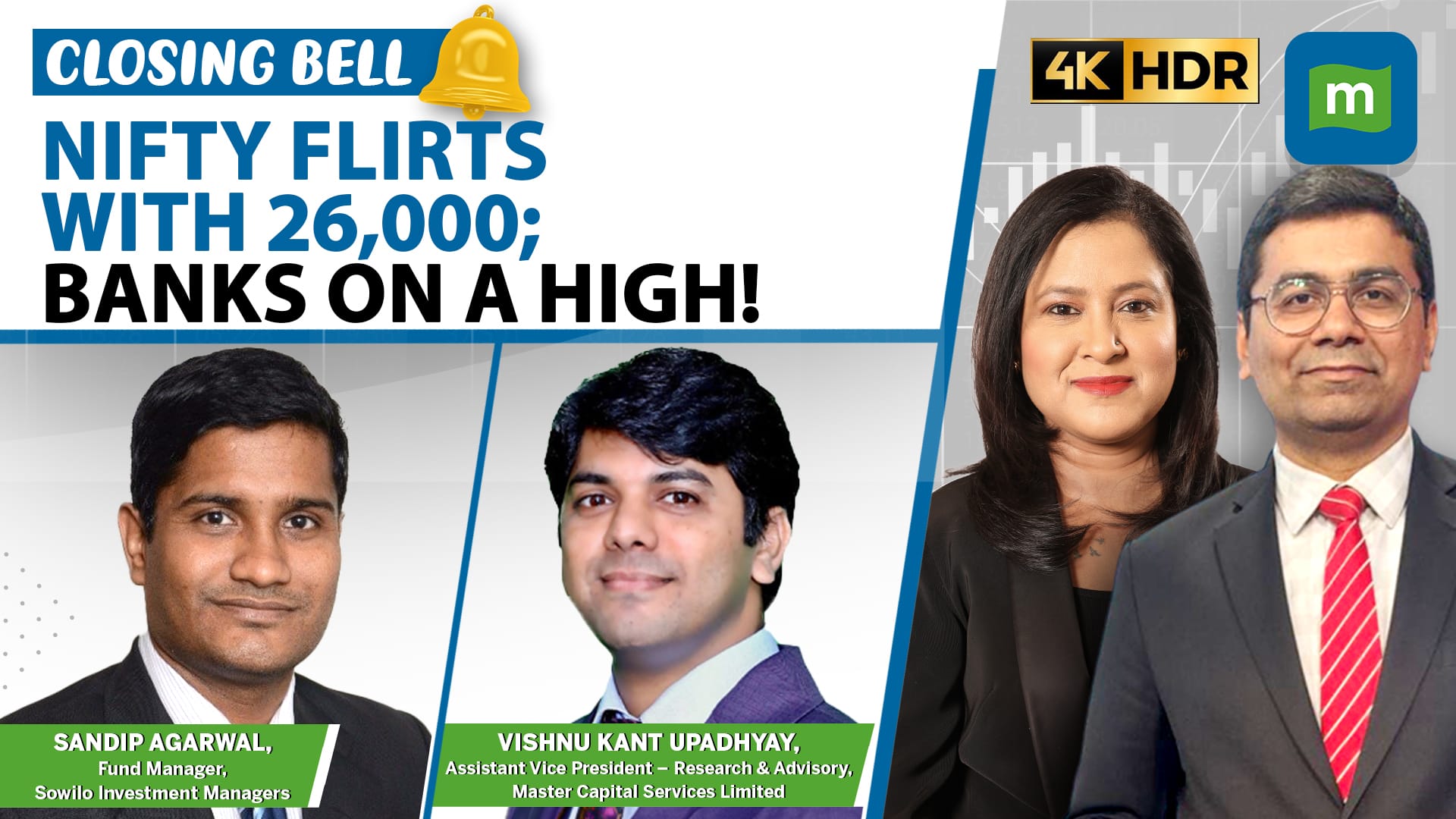 Nifty Reclaims 26,000; Nifty Bank Hits New Life High| Groww Joins RS 1 ...