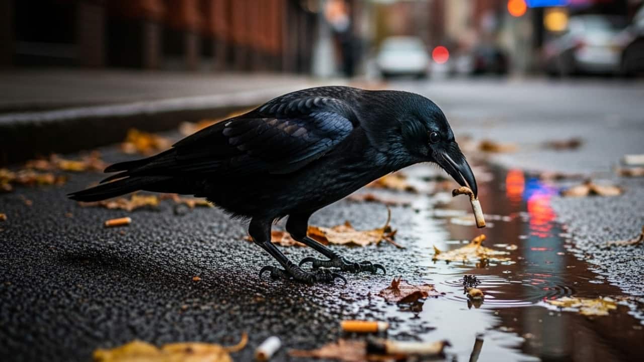 This start-up is “recruiting” crows to pick up cigarette butts — and ...