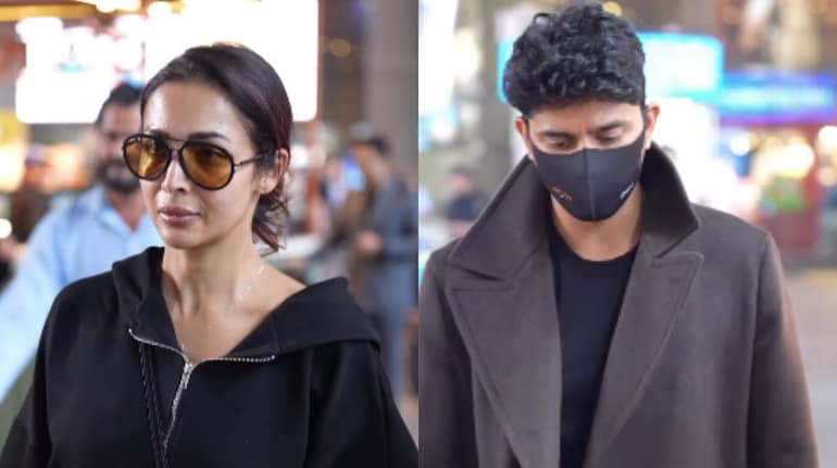Malaika Arora spotted with Harsh Mehta again at Mumbai airport after ...