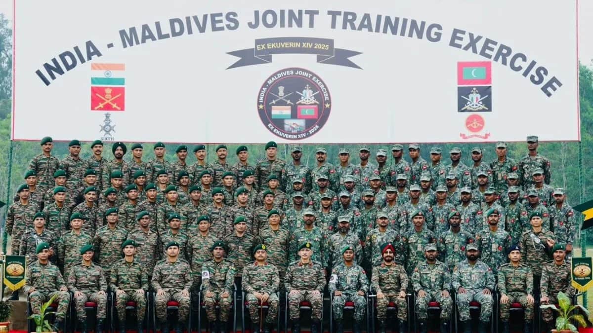 India-Maldives joint military exercise 'Ekuverin' begins in Kerala