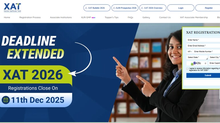 XAT Registration 2026 Deadline Extended, Apply now at xatonline.in