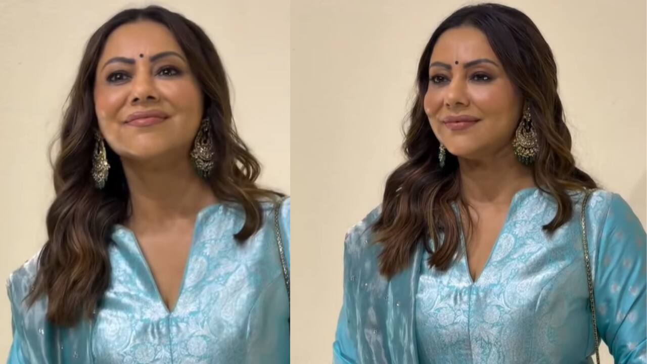Gauri Khan stuns in elegant brocade anarkali at star-studded Swadesh ...