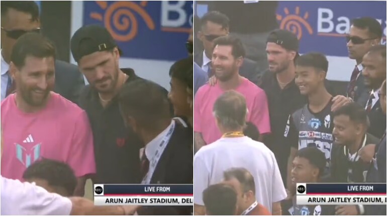 Rodrigo de Paul pushes official to make space for young fan during ...