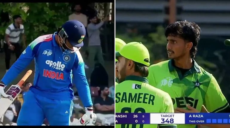 Watch: U-19 Asia Cup final boils over as Vaibhav Suryavanshi responds ...