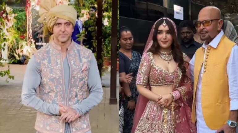 Hrithik Roshan at cousin Eshaan Roshan’s wedding with sons, Rakesh and ...
