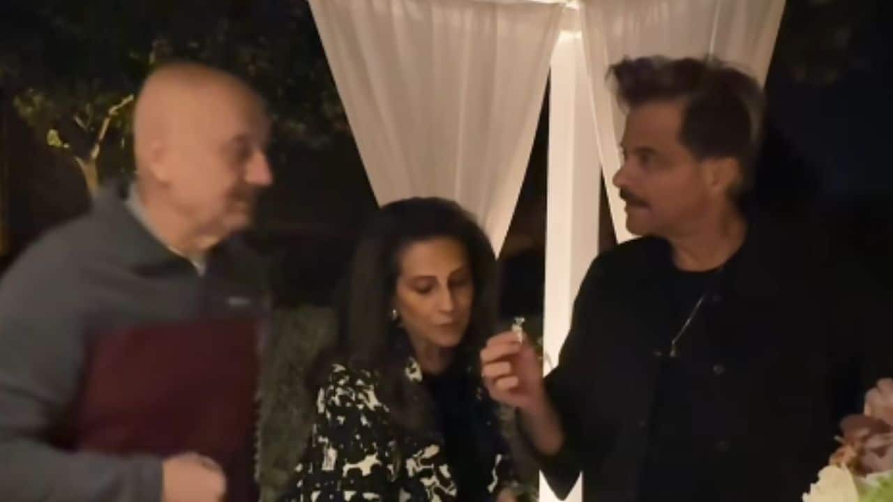 Anupam Kher shares a glimpse of Anil Kapoor’s ‘quite’ 69th birthday ...
