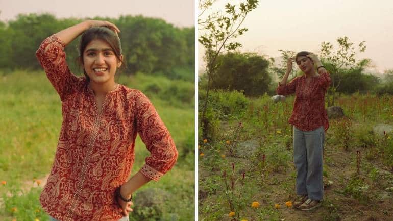 10 girl-next-door fashion moments of Riya Shibu; the Sarvam Maya ...