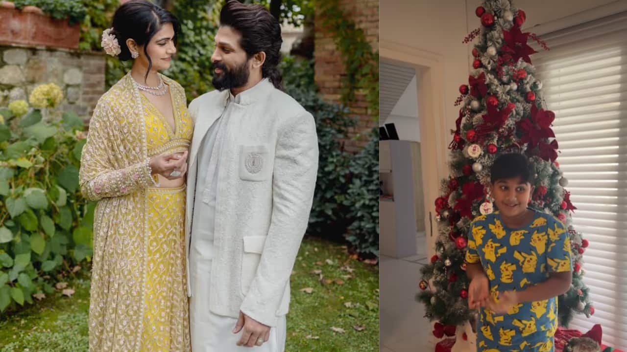 Allu Arjun’s son Ayaan grooves in Christmas dance video, watch