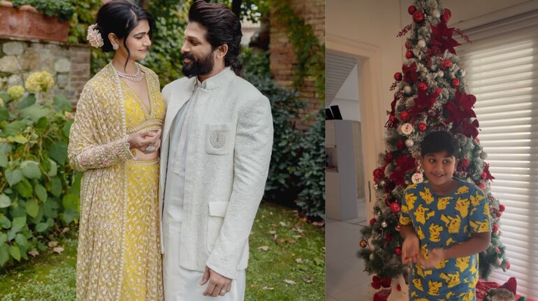 Allu Arjun’s son Allu Ayaan grooves in Christmas dance video, watch