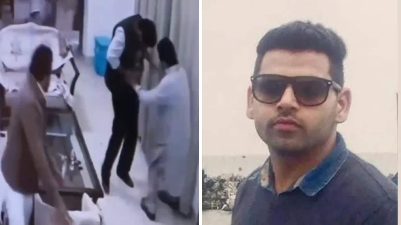 Caught on cam: NRI dies as gun goes off while getting up from sofa in ...