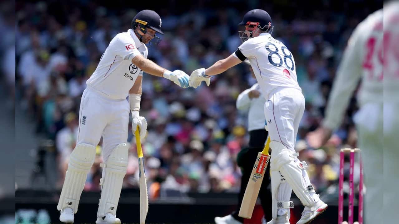 Joe Root and Harry Brook guide England to 211-3 before bad light stops ...