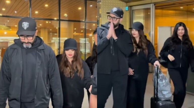 Aishwarya Rai, Abhishek Bachchan return to Mumbai with daughter ...