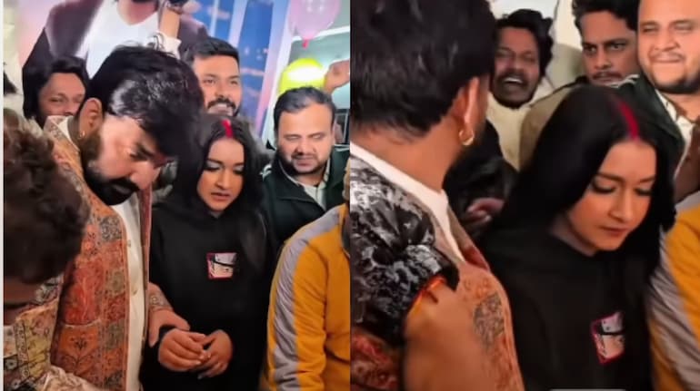 Pawan Singh’s 40th birthday bash sparks buzz as fans spot ‘Sindoor-clad ...