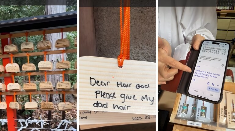 Japan has a temple to cure hair fall and hair loss, travel influencer ...