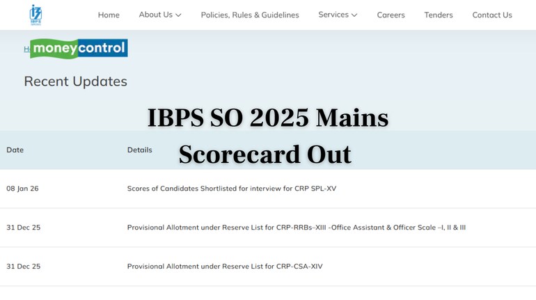 IBPS SO 2025 Mains Scorecard Out for Candidates Shortlisted for ...