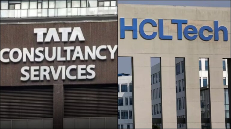 TCS, HCL Tech shares swing into green by noon after early losses, as ...