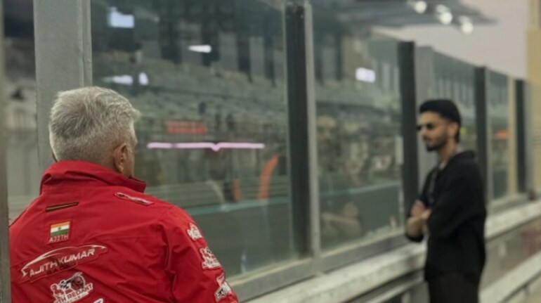 Anirudh Ravichander visits Ajith Kumar in Abu Dhabi, share pics