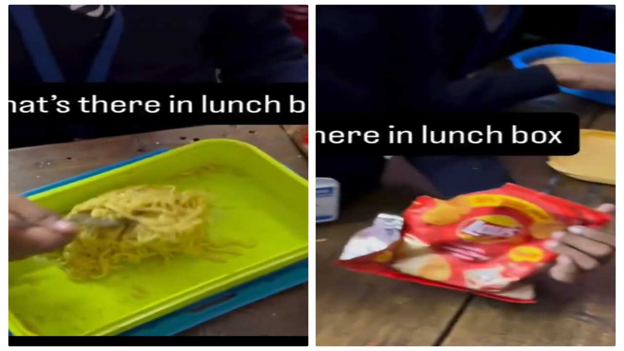 ‘Maggie, chips and cheese balls’: Teacher’s video on kids’ lunch boxes ...