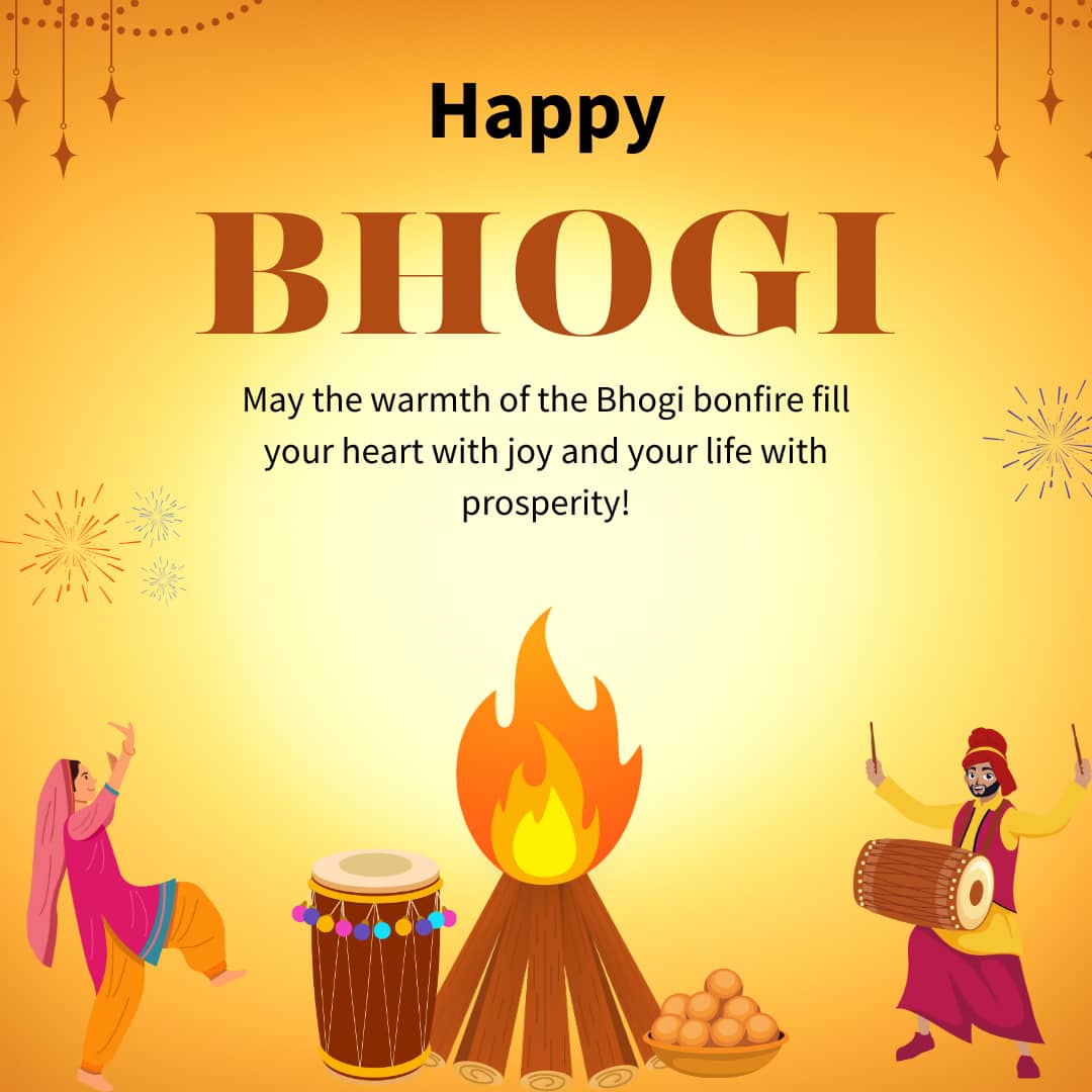 Happy Bhogi 2026: 40+ Images, Quotes, and Greetings to Celebrate the ...