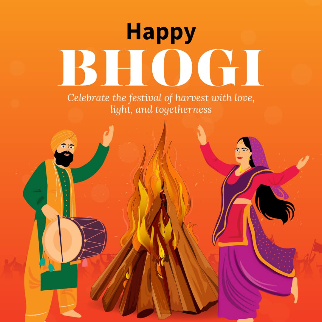 Happy Bhogi 2026: 40+ Images, Quotes, and Greetings to Celebrate the ...